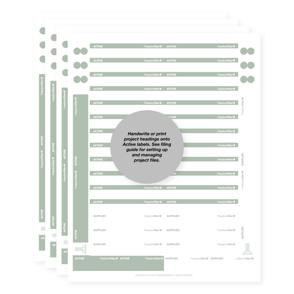Project Filing System by FreedomFiler®