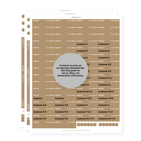 Customer & Job File System by FreedomFiler®