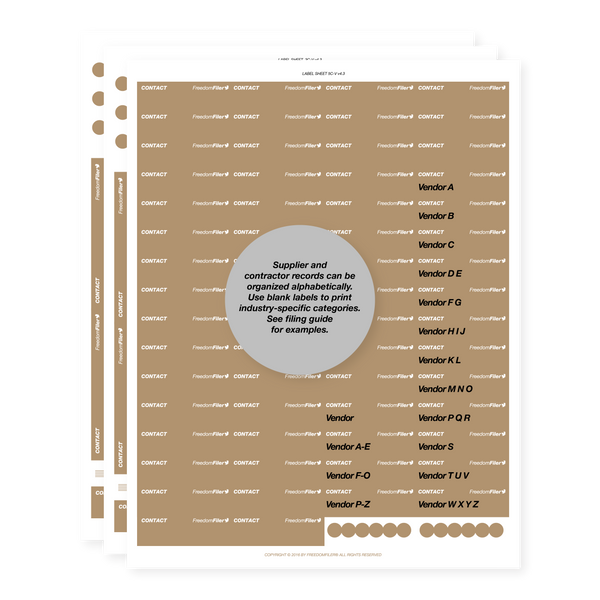Vendor File System by FreedomFiler®